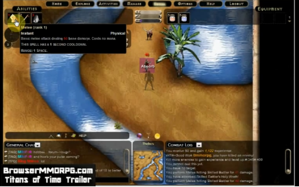 3D Browser MMORPG Evolution | Titans of Time